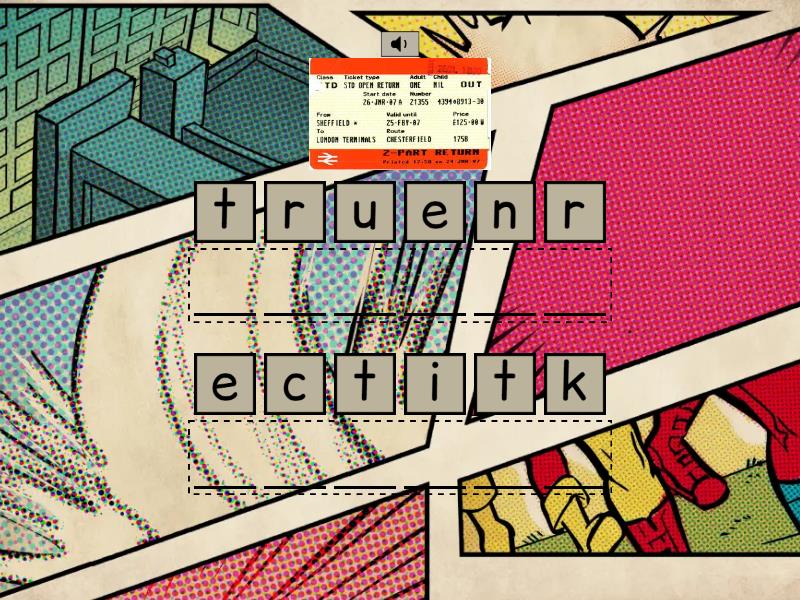 Super Minds 4 Unit 4 - Anagrama