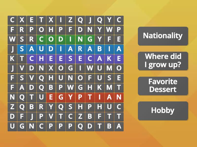 Who is Ms. Ranim? - Sopa de letras