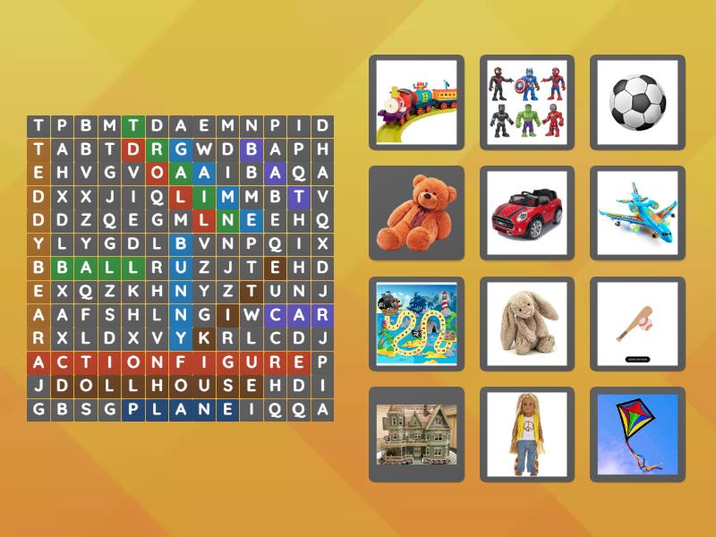 TOYS - Wordsearch