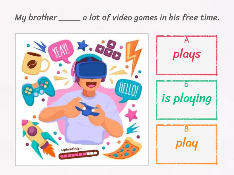 Present Sim. or Pres. Cont. - Quiz