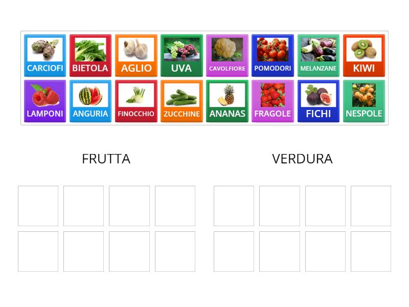 Frutta & Verdura - Group sort