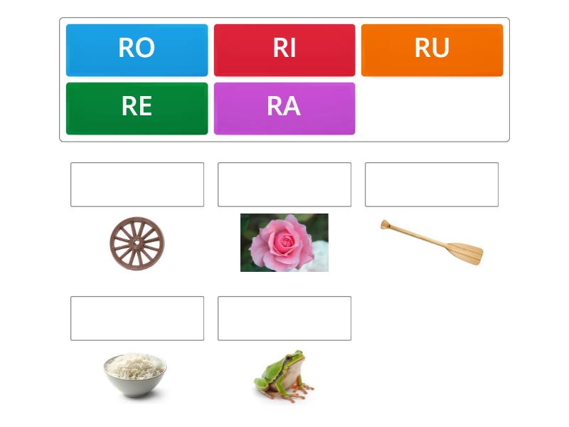 Sillabe RA RE RI RO RU - Match up