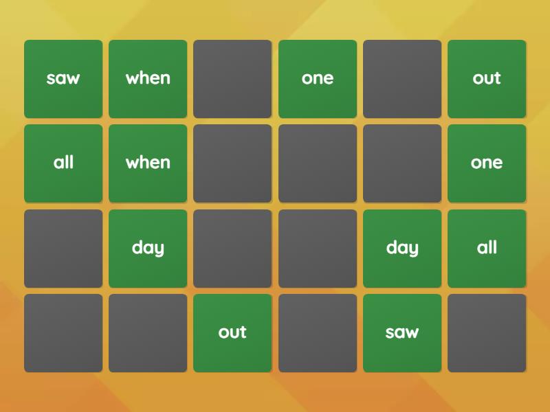 Tricky Word Pairs - Matching pairs