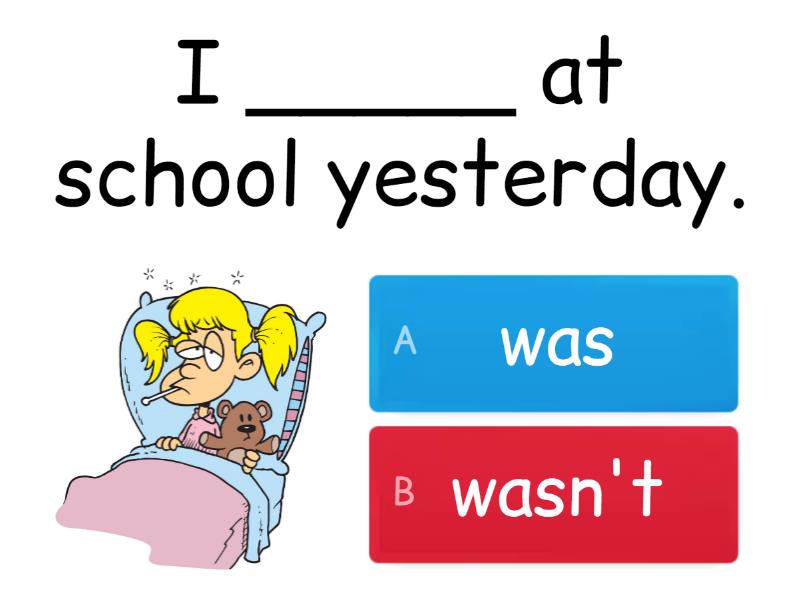 What happened yesterday? was/were (n't) - Quiz