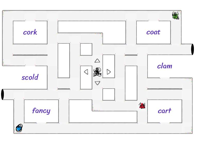 Find the C saying /s/ - Maze chase