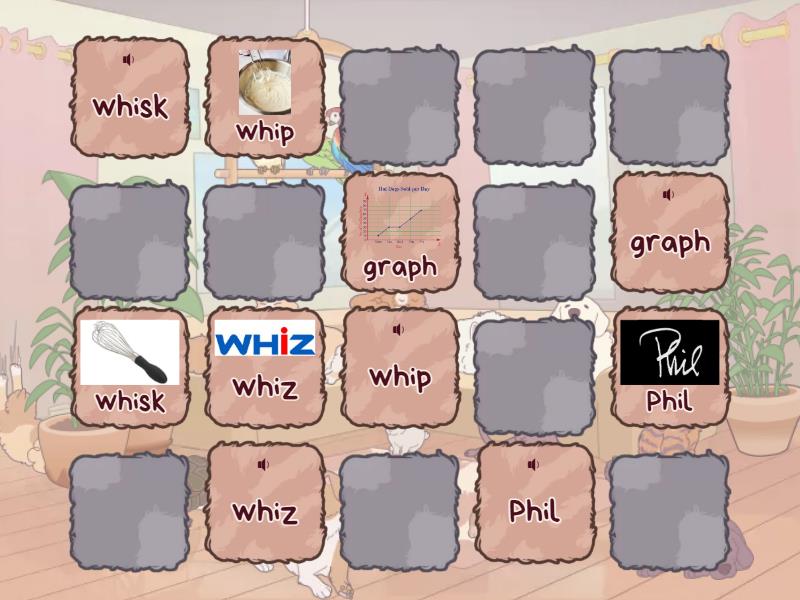 wh /w/, ph /f/ – spelling rule - (UFLI Lesson 50) - Matching pairs