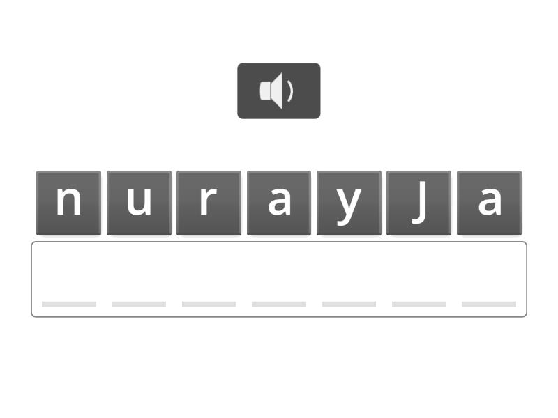 E4U_U6_L1_Vocabulary challenge - Anagram