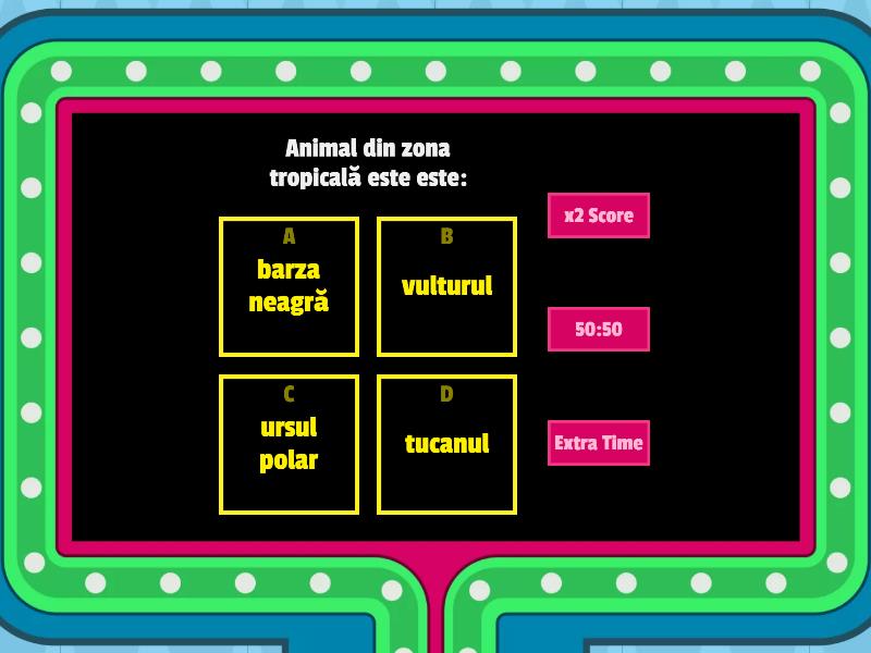 Clasa a V-a - joc inițial - Gameshow quiz