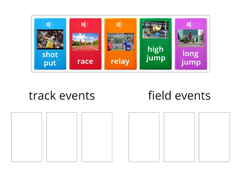Sports Day events (grouping) - Group sort