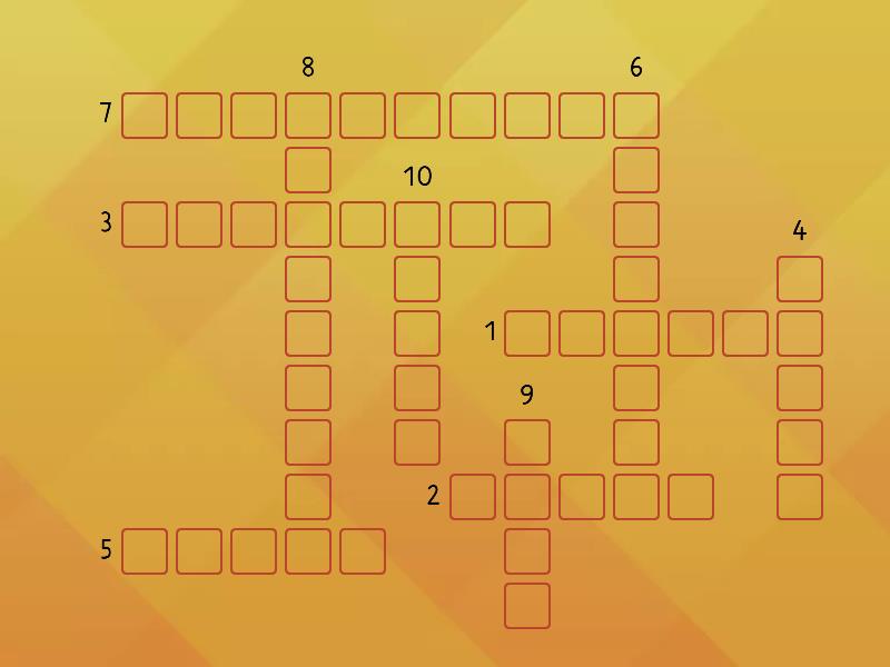 Teka-teki silang materi teks berita - Crossword