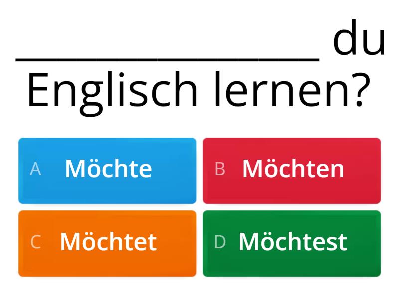 Lektion 7 Mock TEST Modalverben 1 - Quiz