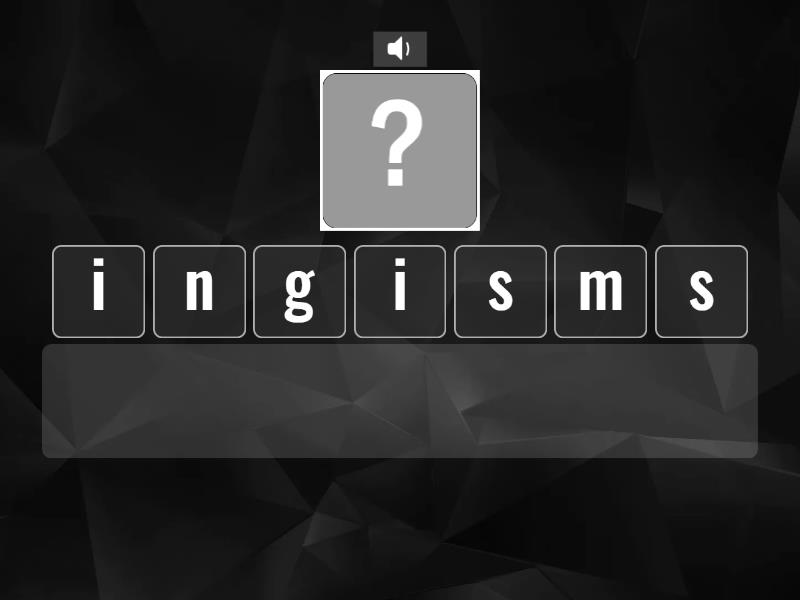 Words chapter 6- "The Missing Apple" - Anagram