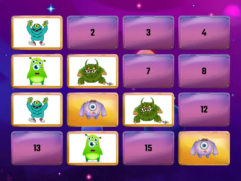 Fun For / Monsters / Body - Matching pairs