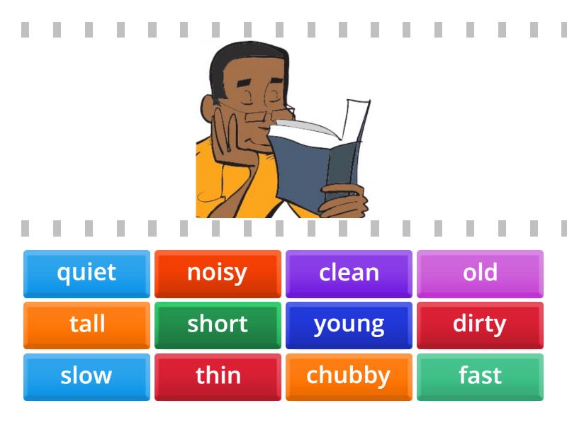 A1.3 - Adjectives - Find the match