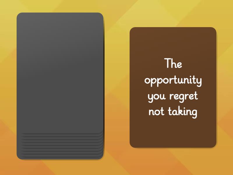 Focus 4: Talk about past modals - Speaking cards