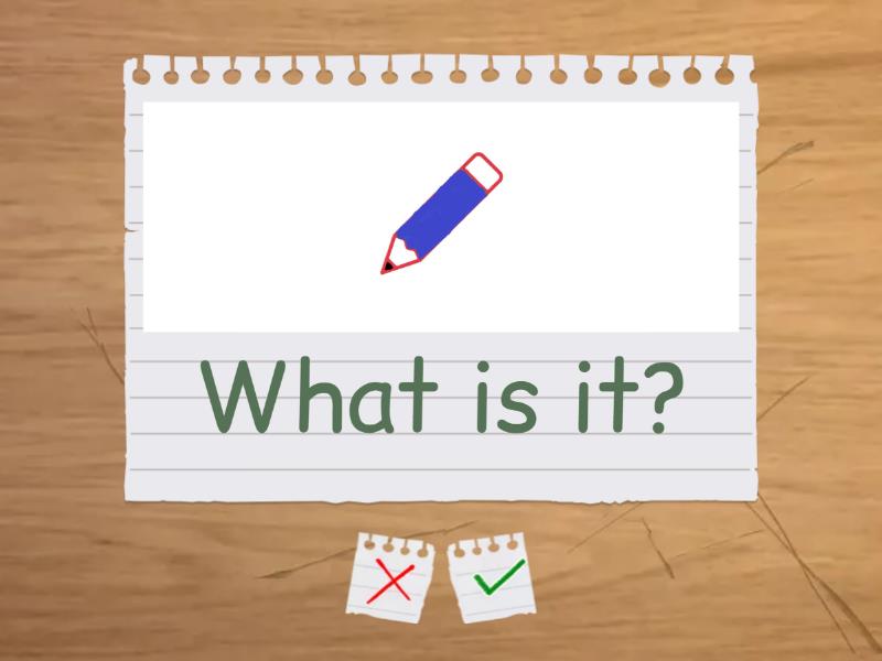 What is it? - Flash cards