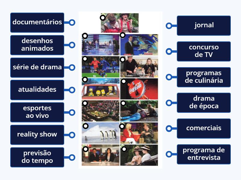 Diagrama - Programas de TV - Labelled diagram