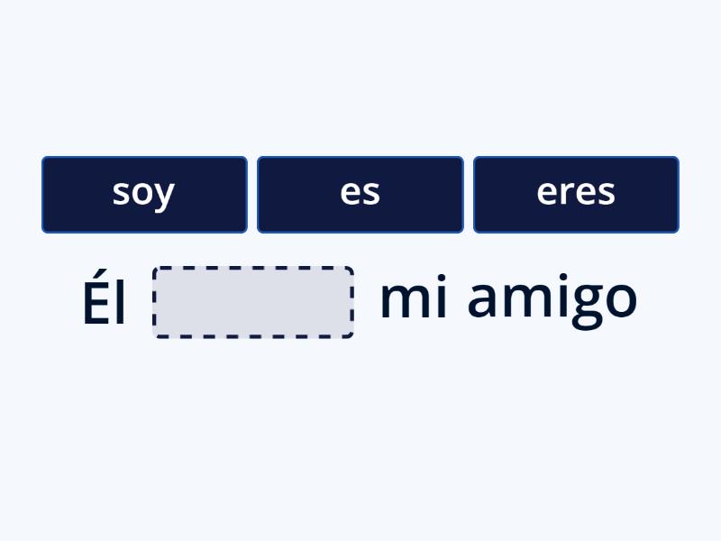 Ser y tener - Complete the sentence