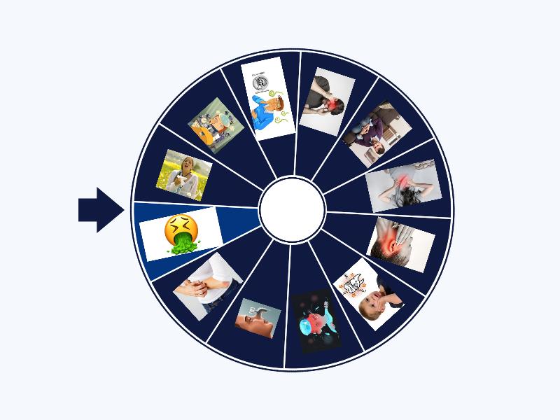 Disease - Conditions and symptoms (A1/A2) - Spin the wheel