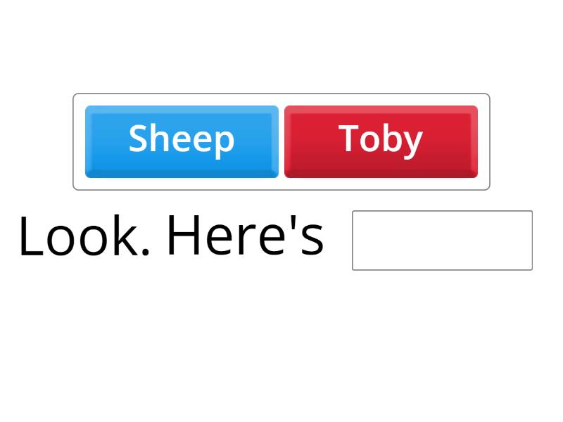 Gmf 1 unit 5 story by Eli - Complete the sentence