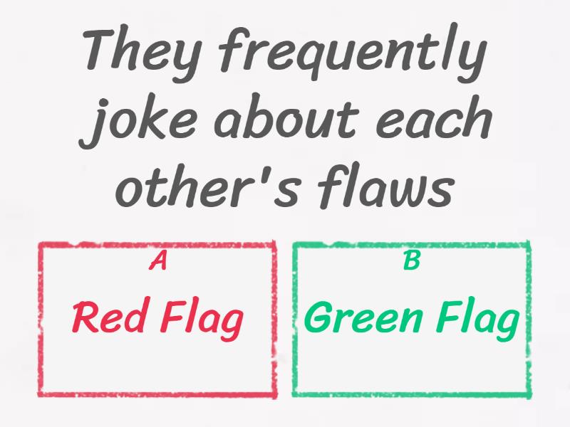 Red or Green Flag - แบบทดสอบ