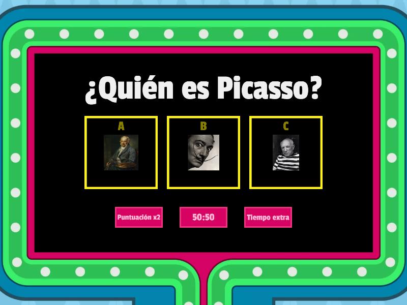PABLO PICASSO - Gameshow quiz