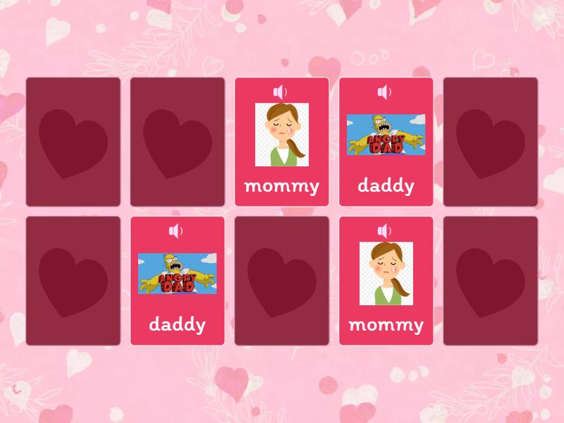 Family memory Game - Matching pairs