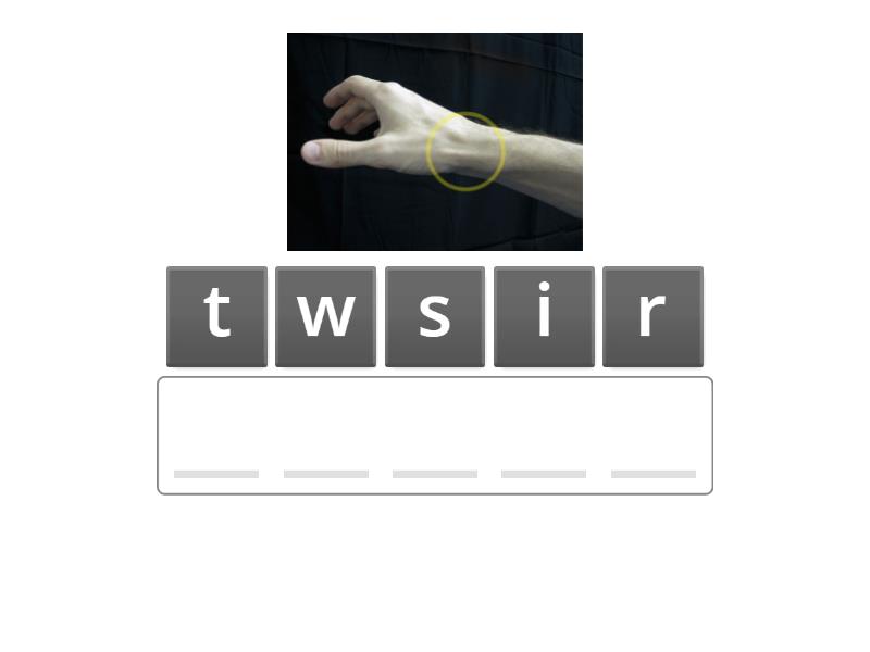 /wr/ making the sound “r” - Anagram