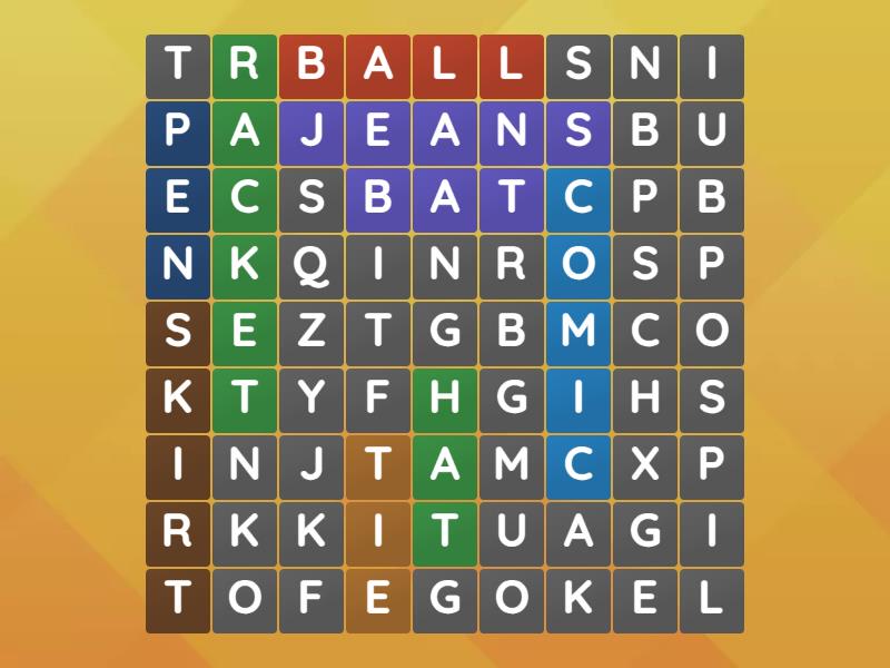 S2 U9 L1 KK - Wordsearch