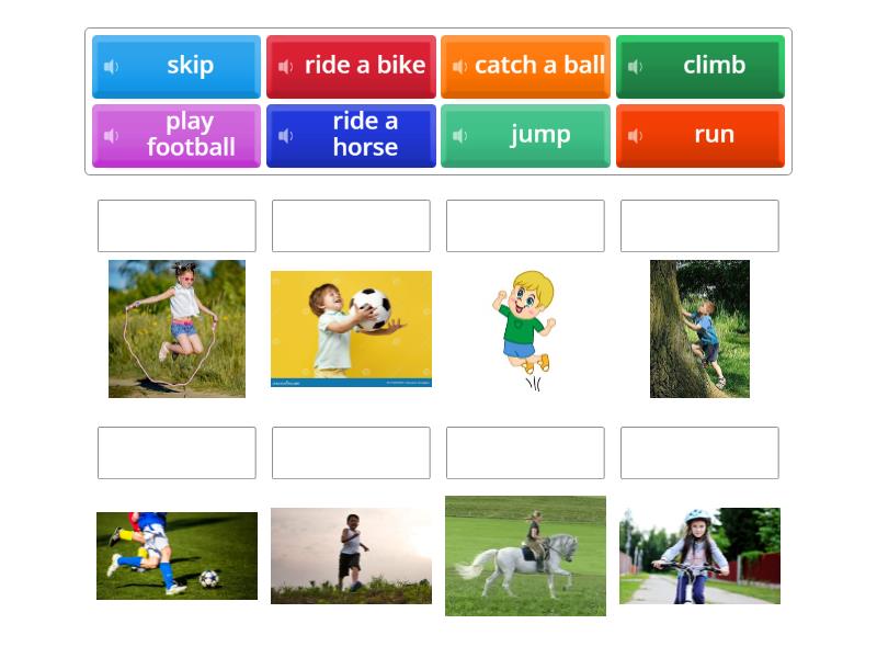 KidsCan1 unit 5 activities - Match up