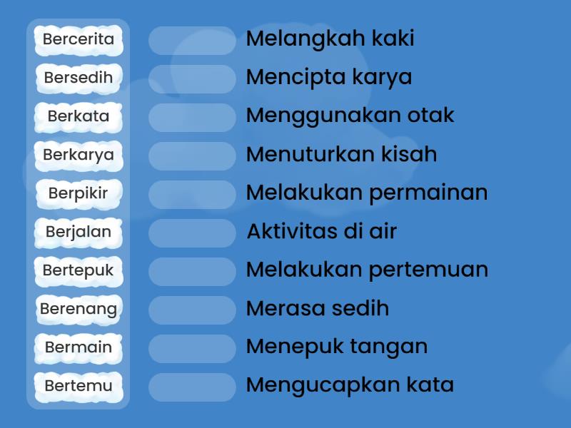 Kata Berawalan 'Ber' - Match up