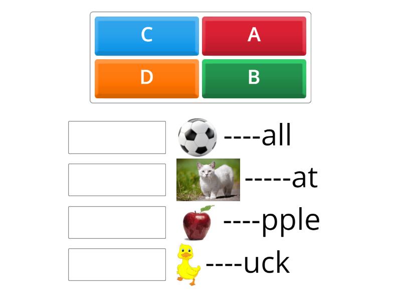phonics - Match up
