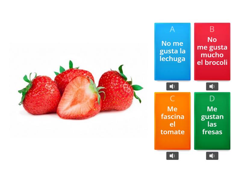 Spanish 1. La comida. Listening. . - Quiz