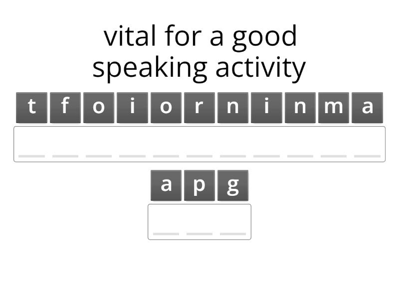 useful terminology - Anagram