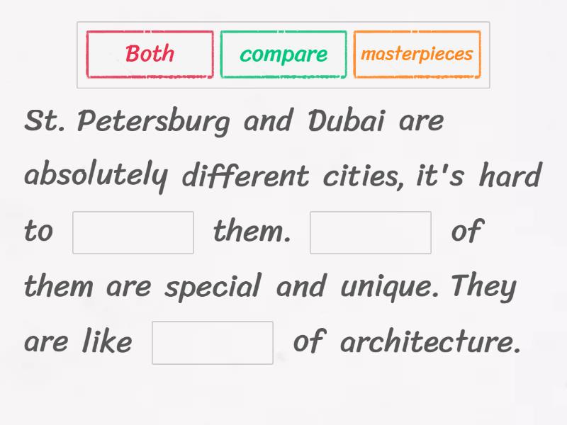 Marina 2 - Complete the sentence