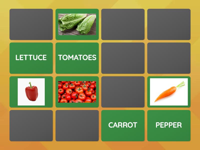 FOODS - Matching pairs