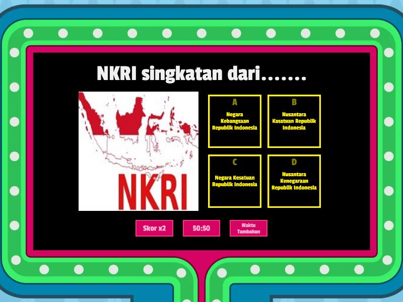 Game Edukasi "Negaraku Indonesia" Kelas 4 - Gameshow quiz