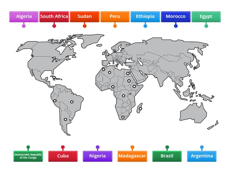 Political Features - Labelled diagram