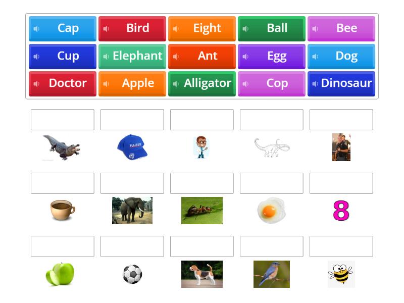 Abc Vocab - Match up