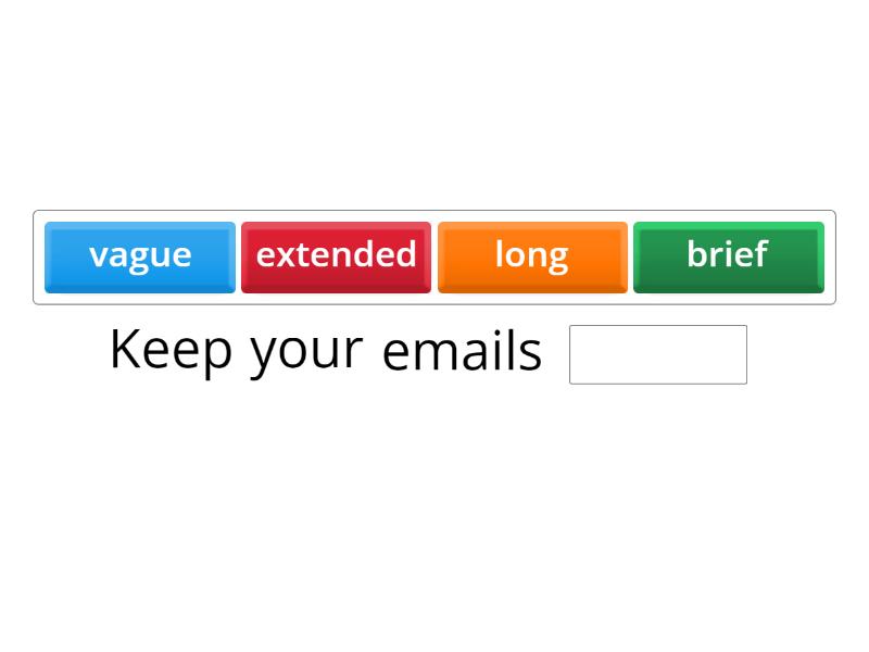 IMPORTANT CONSIDERATIONS IN OUTLOOK - Complete the sentence