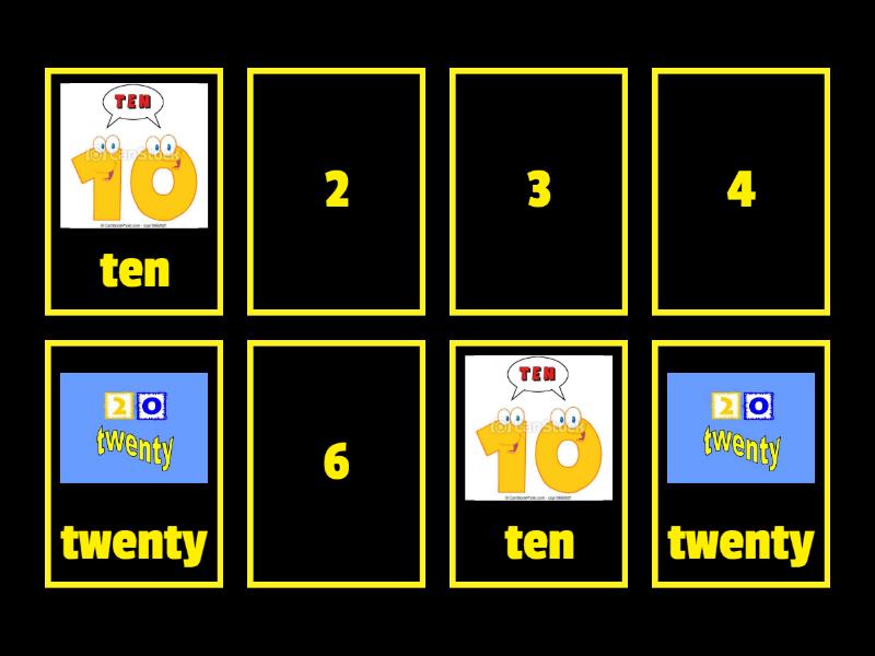 memory game 10 by 10 - Matching pairs