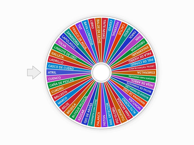 ITEMS MINECRAFT - Spin the wheel