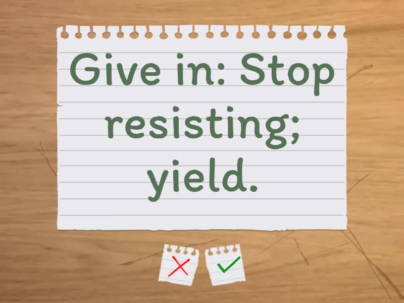 Phrasal Verbs B2 - Flash cards