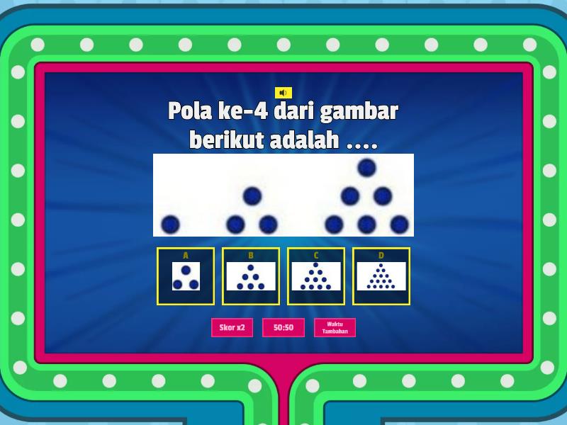 Pola Gambar Matematika Kelas IV SD - Kuis gameshow
