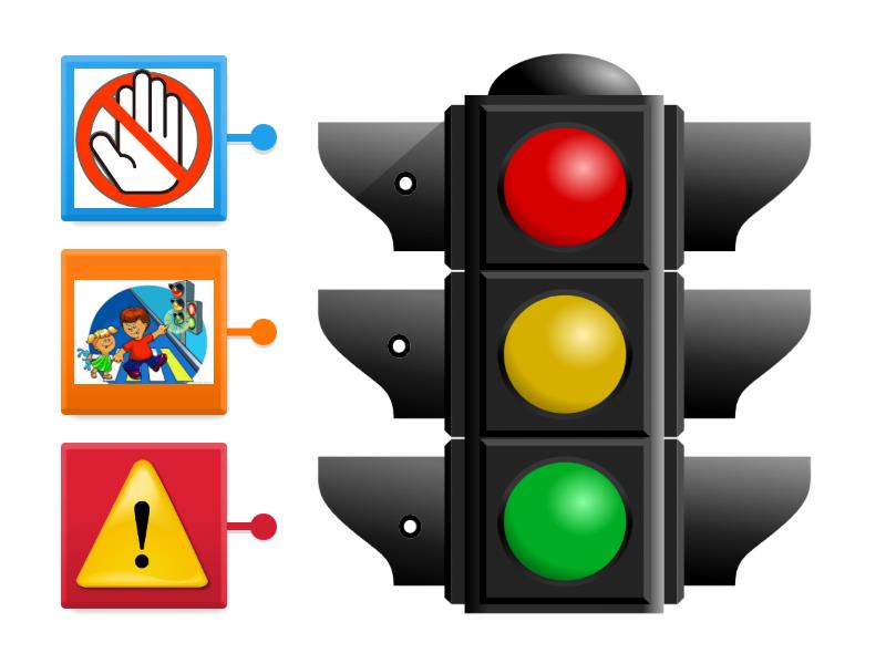 Traffic Lights - Labelled diagram