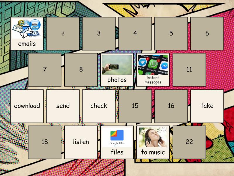 Technology collocations - Matching pairs