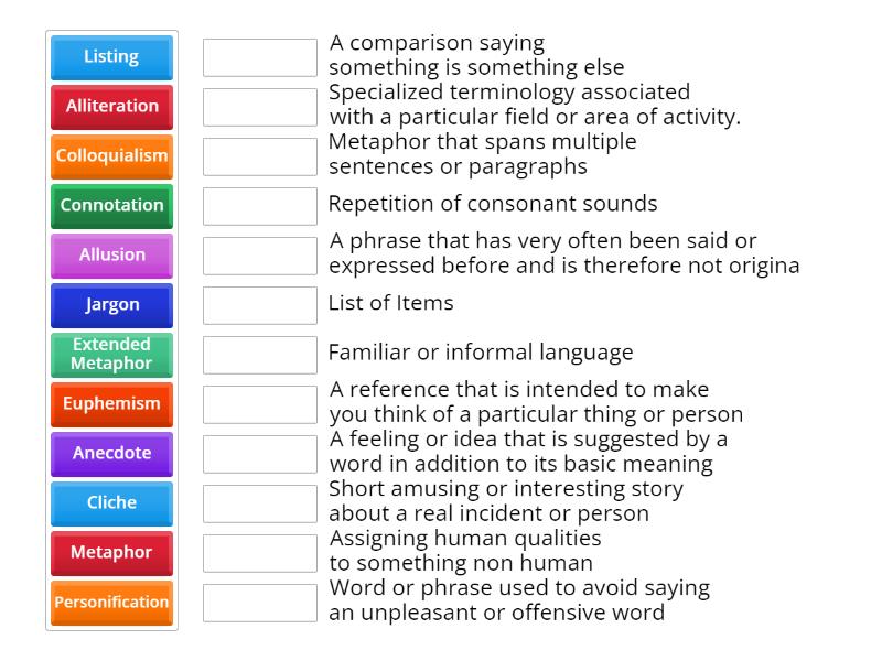 Senior Language Techniques #1 - Match up