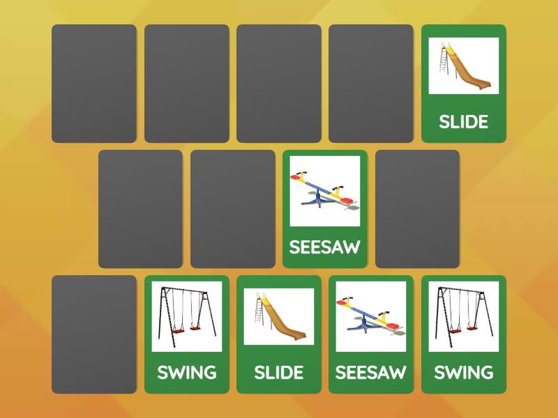 PLAYGROUND - Matching pairs