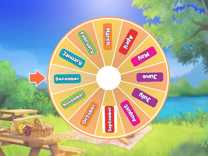 Months - Spin the wheel