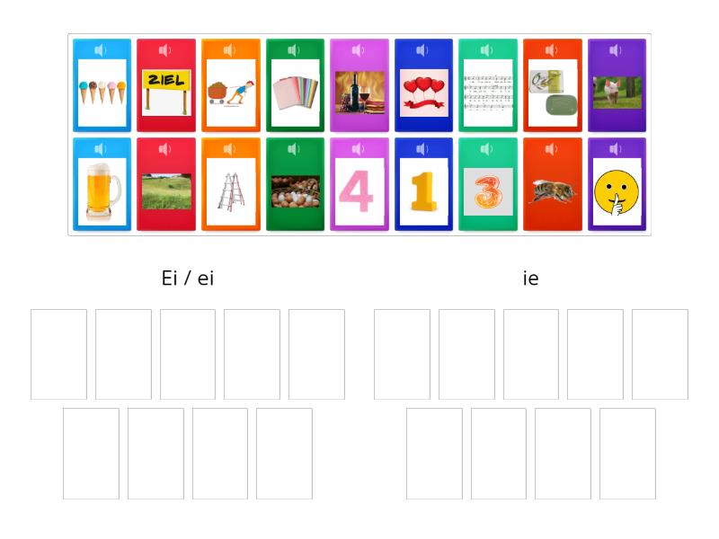 Ei/ei oder ie? - Group sort